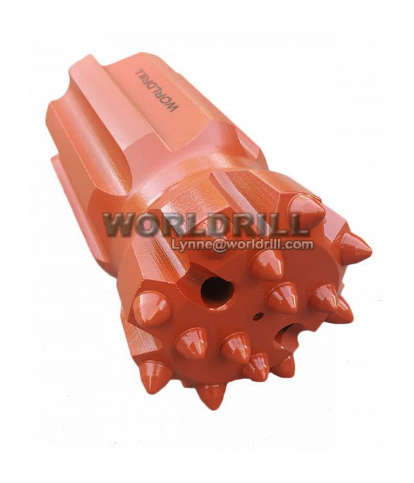 Retrac drop center button bit_T45 thread button bit_top hammer drilling ...